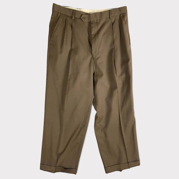 Pronto Uomo | Pants | Mens Pronto Uomo Firenze Pleated Dress Pants ...